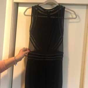 Cache | Dresses | Vintage Cache Maxi Mesh Black Dress Size 6 | Poshmark